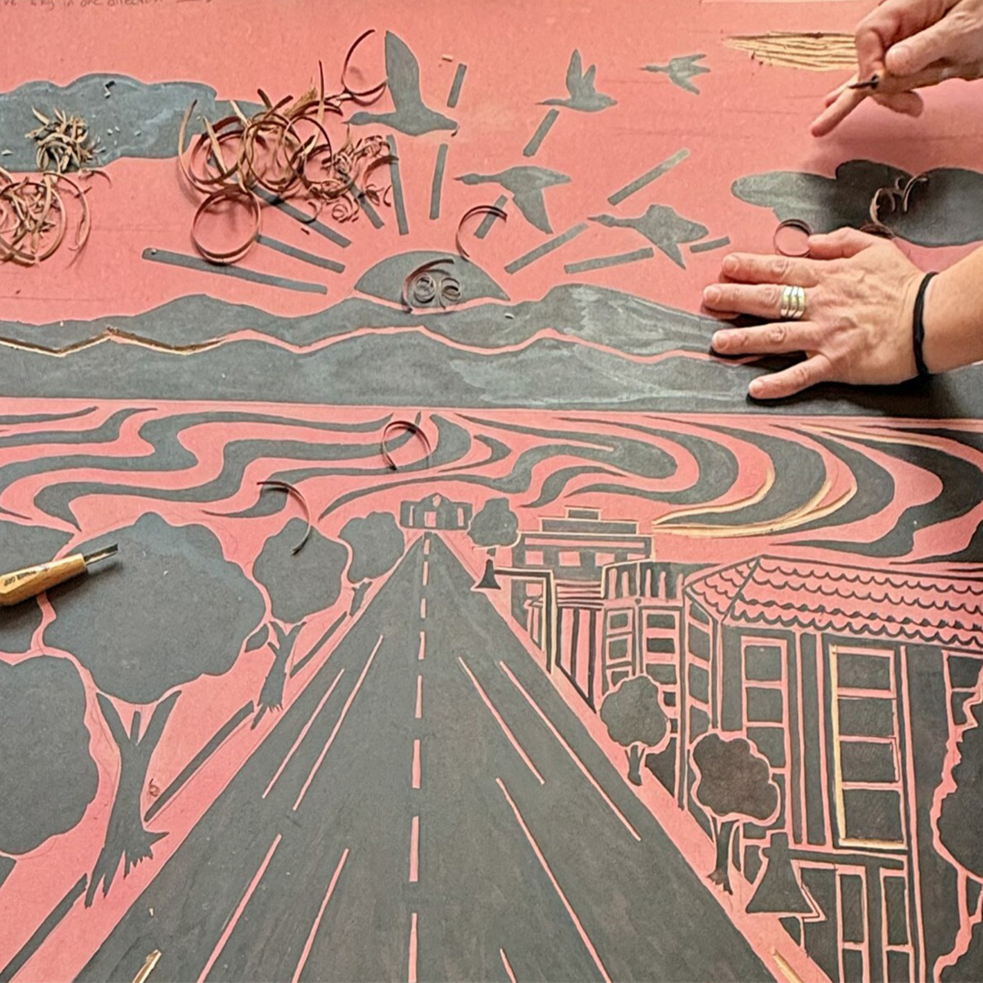 Community Carving Sessions: Main Street Block Party Steamroller ...