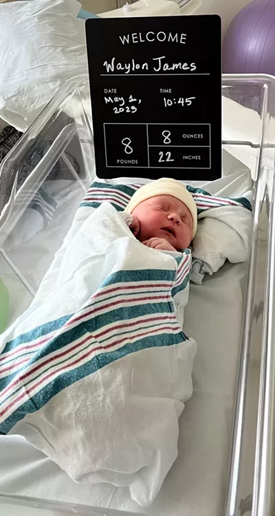 Birth announcement: Waylon James Danyow | Seven Days Vermont
