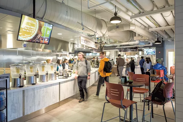 Eating and Learning in UVM's New Dining Hall | Seven Days Vermont